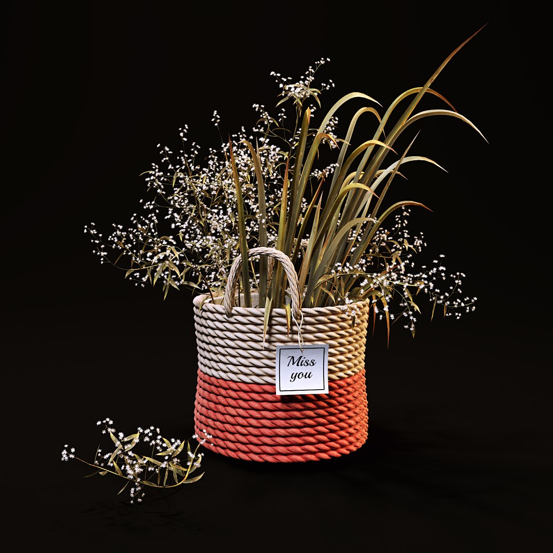 Knitted Field Plants 3D Model - TurboSquid 1409630