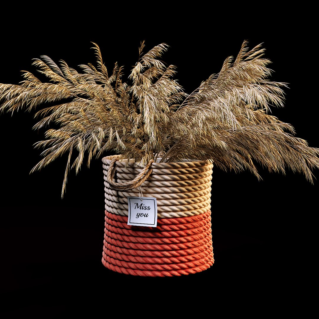 Knitted Field Plants 3D Model - TurboSquid 1409630