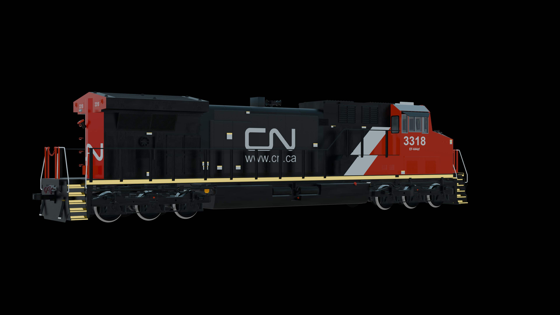 CN AC44C6M Single Model - TurboSquid 2342267