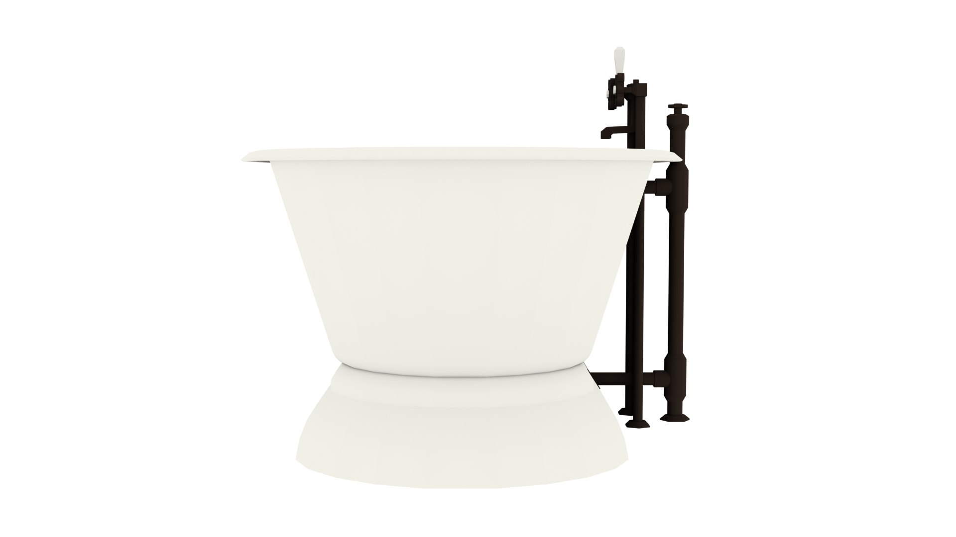 3D Classic Bathub Model - TurboSquid 2041494