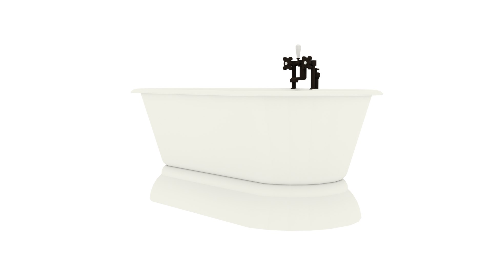 3D Classic Bathub Model - TurboSquid 2041494