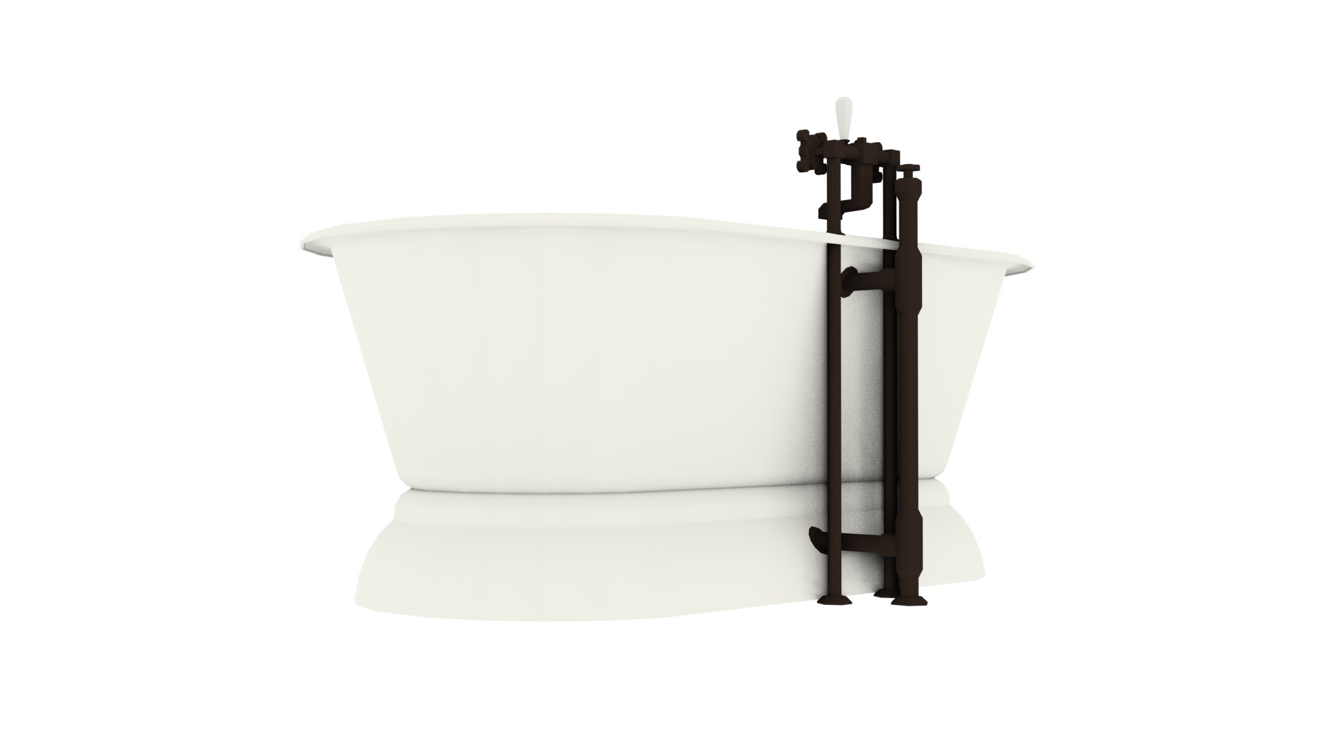 3D Classic Bathub Model - TurboSquid 2041494