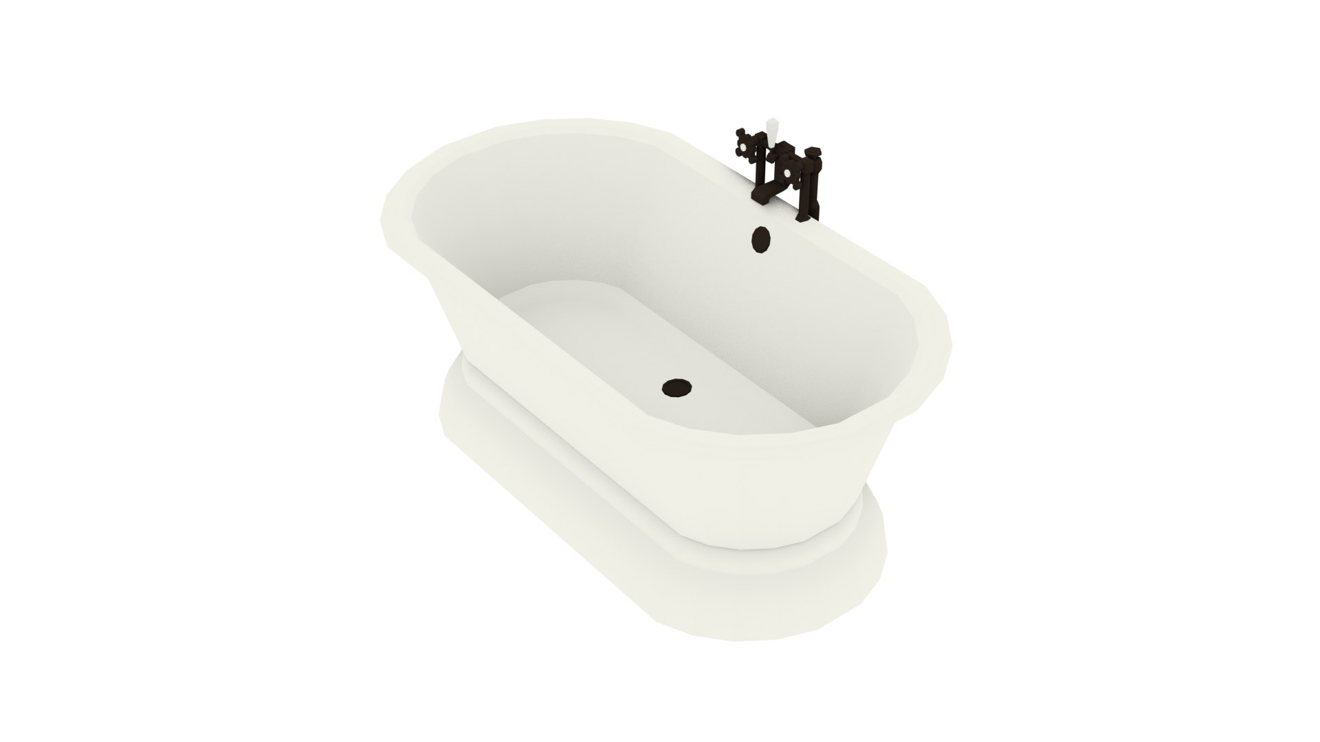 3D Classic Bathub Model - TurboSquid 2041494