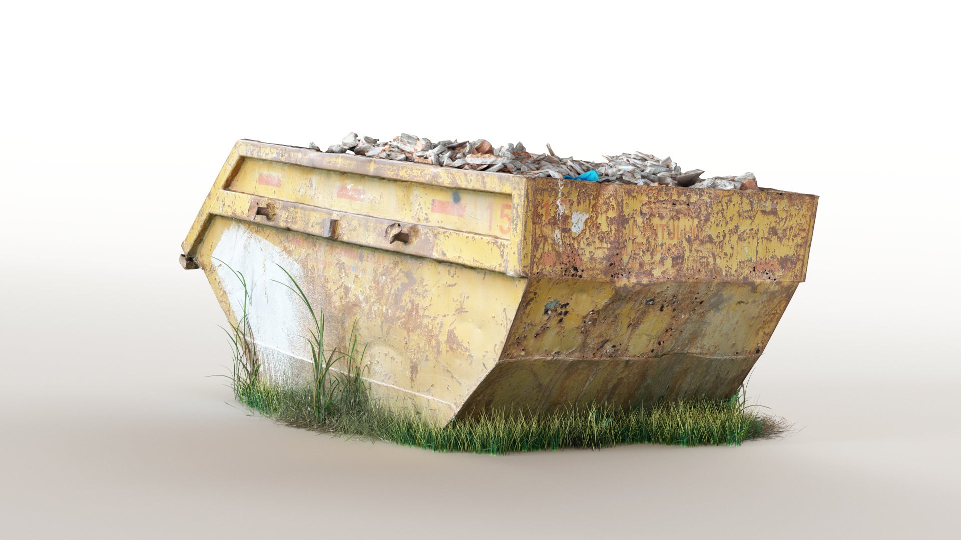 3D Waste Dumpster - TurboSquid 2031419