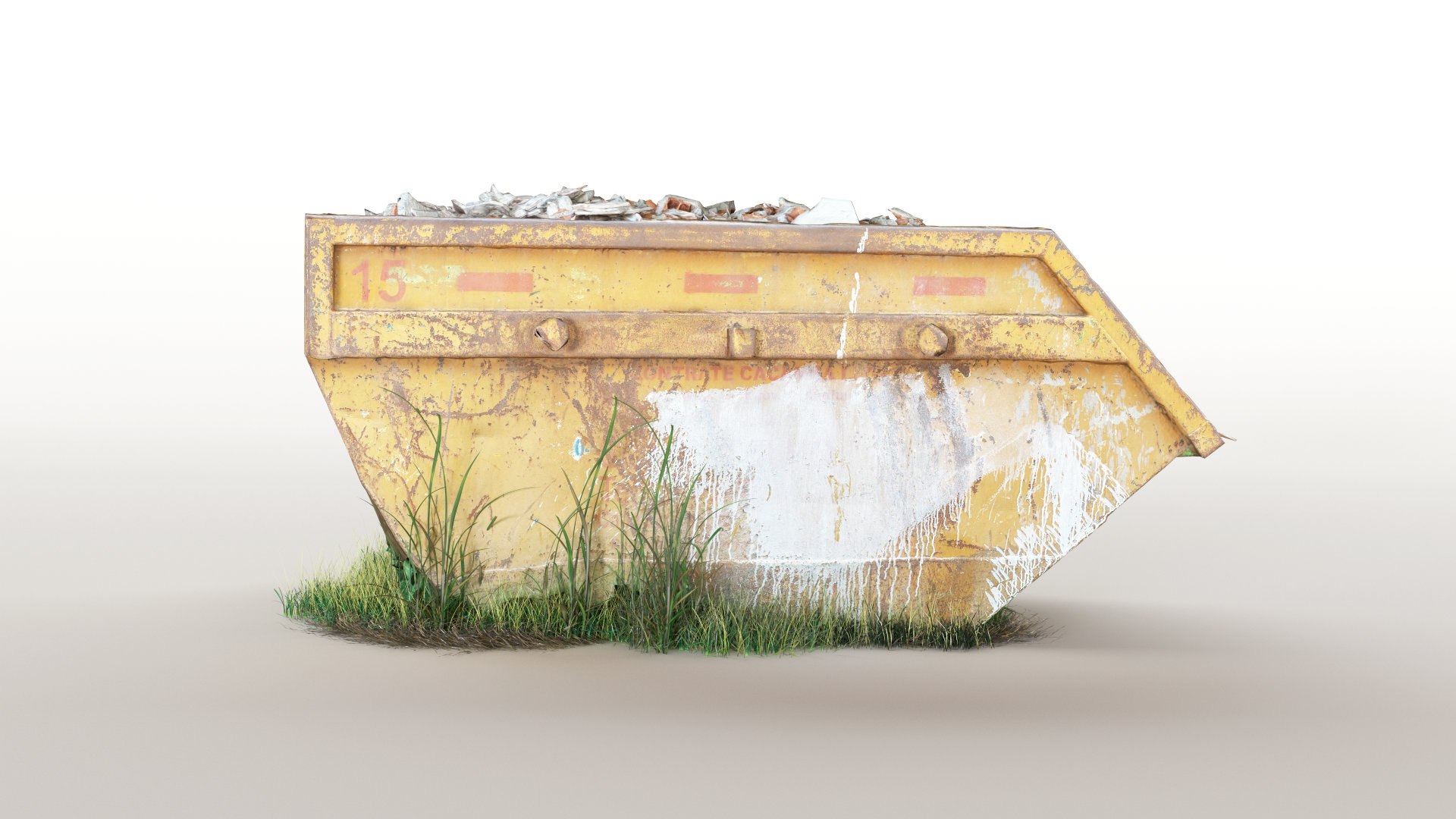 3D Waste Dumpster - TurboSquid 2031419