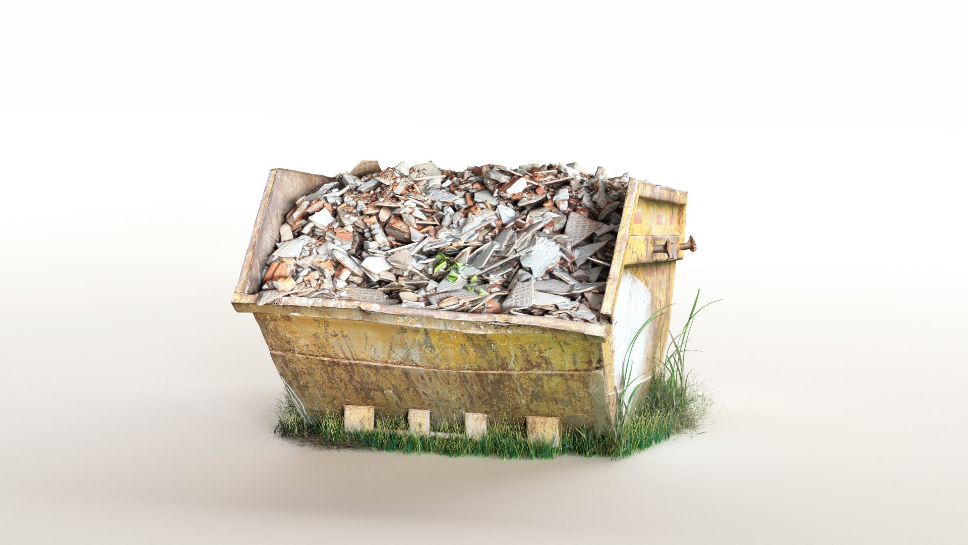 3D Waste Dumpster - TurboSquid 2031419