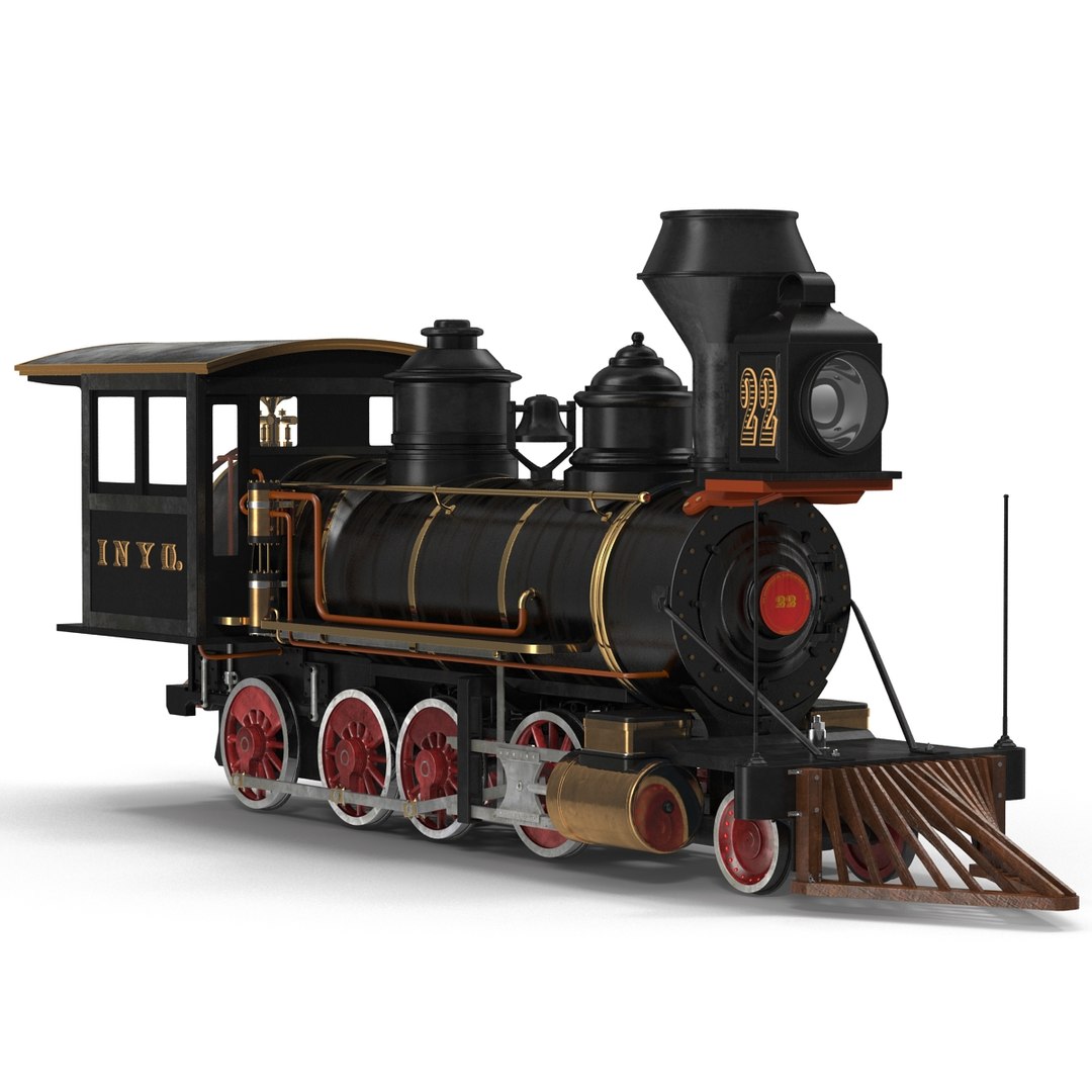 3dsmax steam train wagon 3