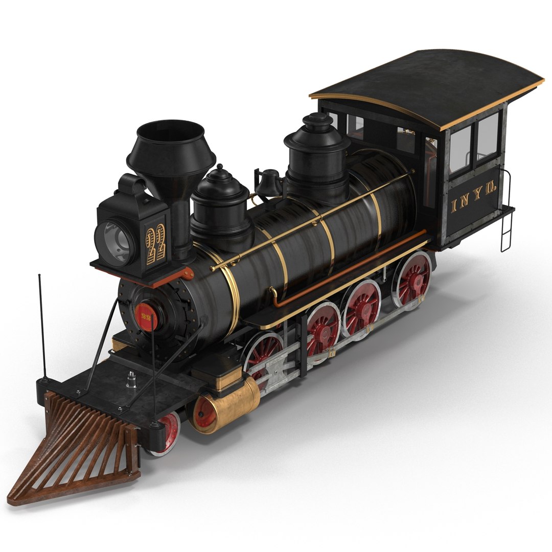 3dsmax steam train wagon 3