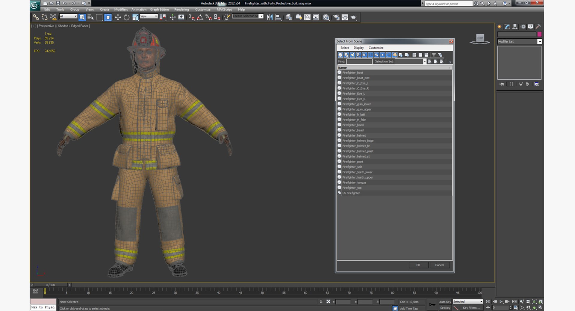 Firefighter Fully Protective Suit 3D Model - TurboSquid 1156701