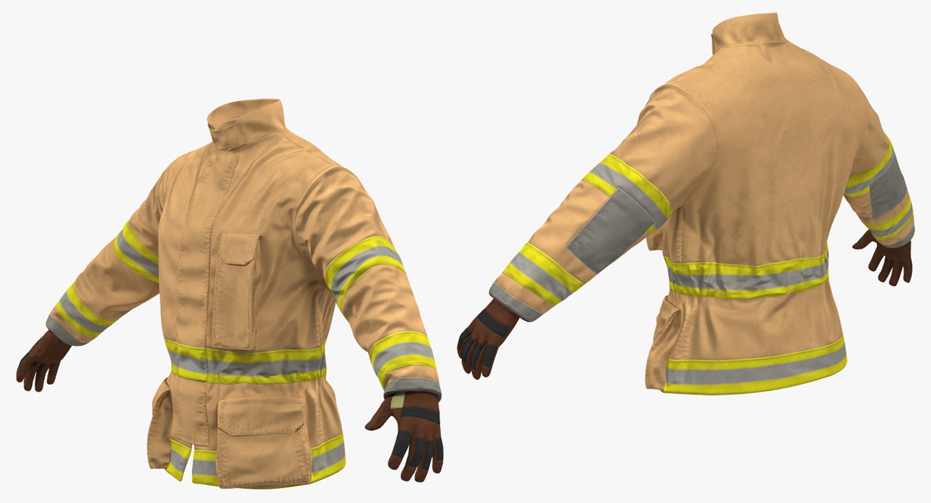 Firefighter Fully Protective Suit 3D Model - TurboSquid 1156701