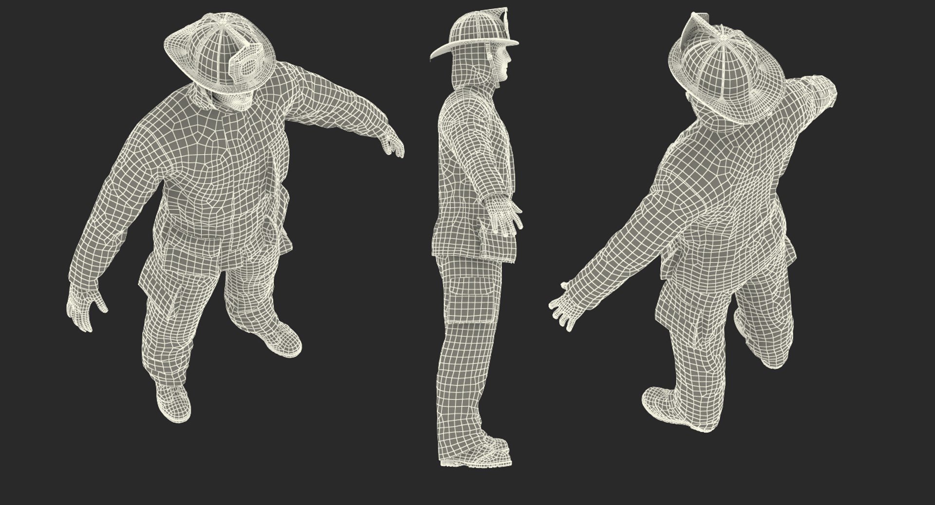 Firefighter Fully Protective Suit 3D Model - TurboSquid 1156701