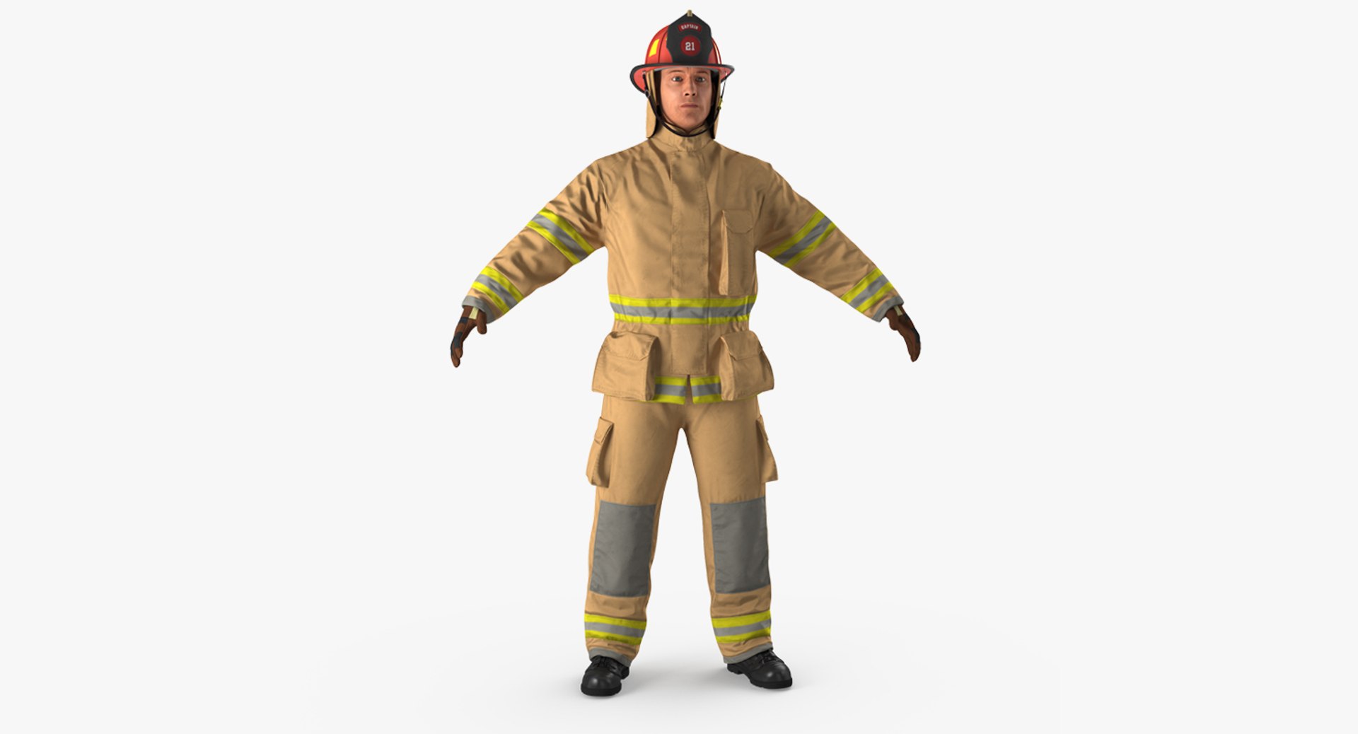 Firefighter Fully Protective Suit 3D Model - TurboSquid 1156701