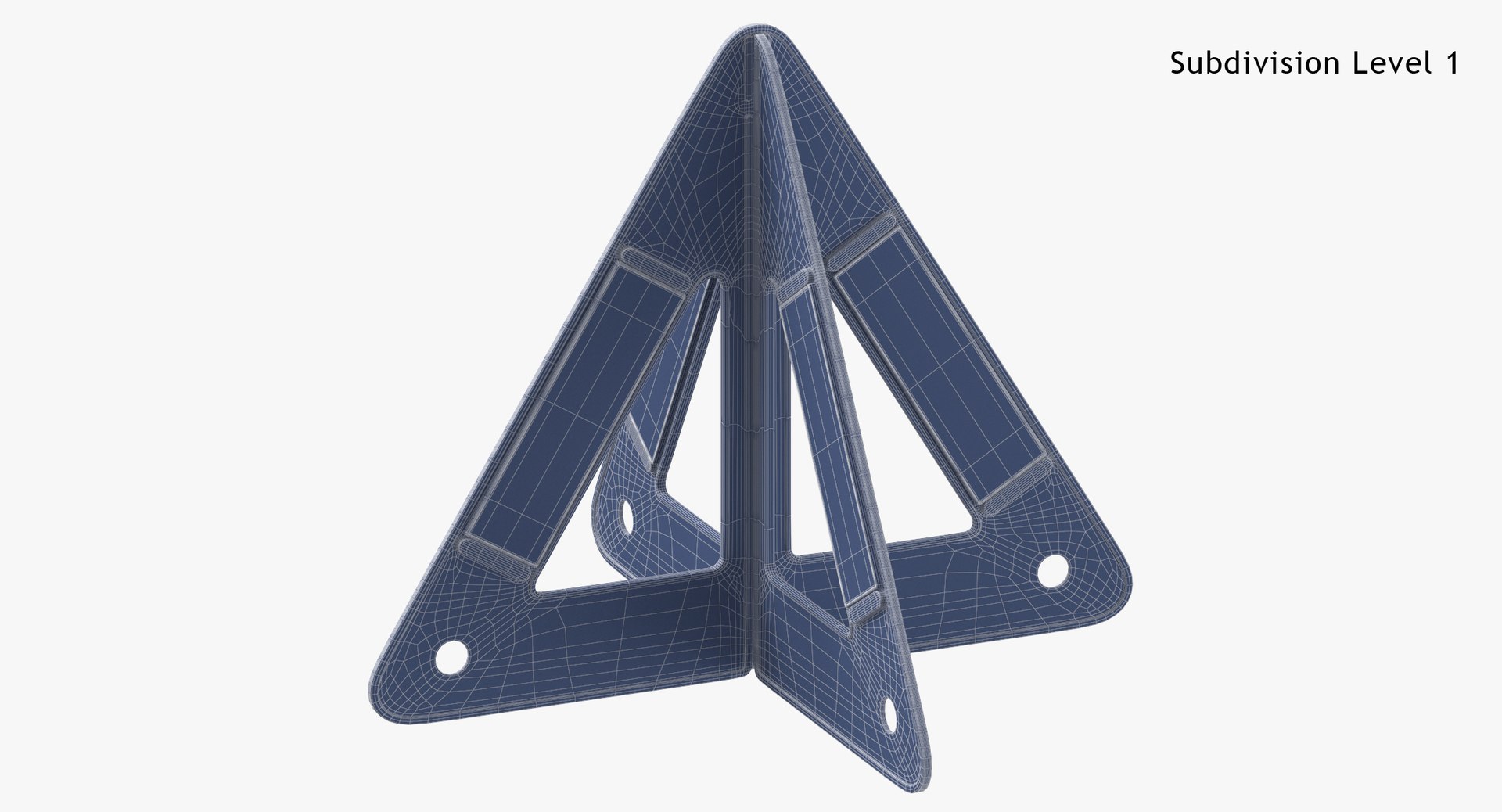 3D Safety Triangle 02 - TurboSquid 1864994