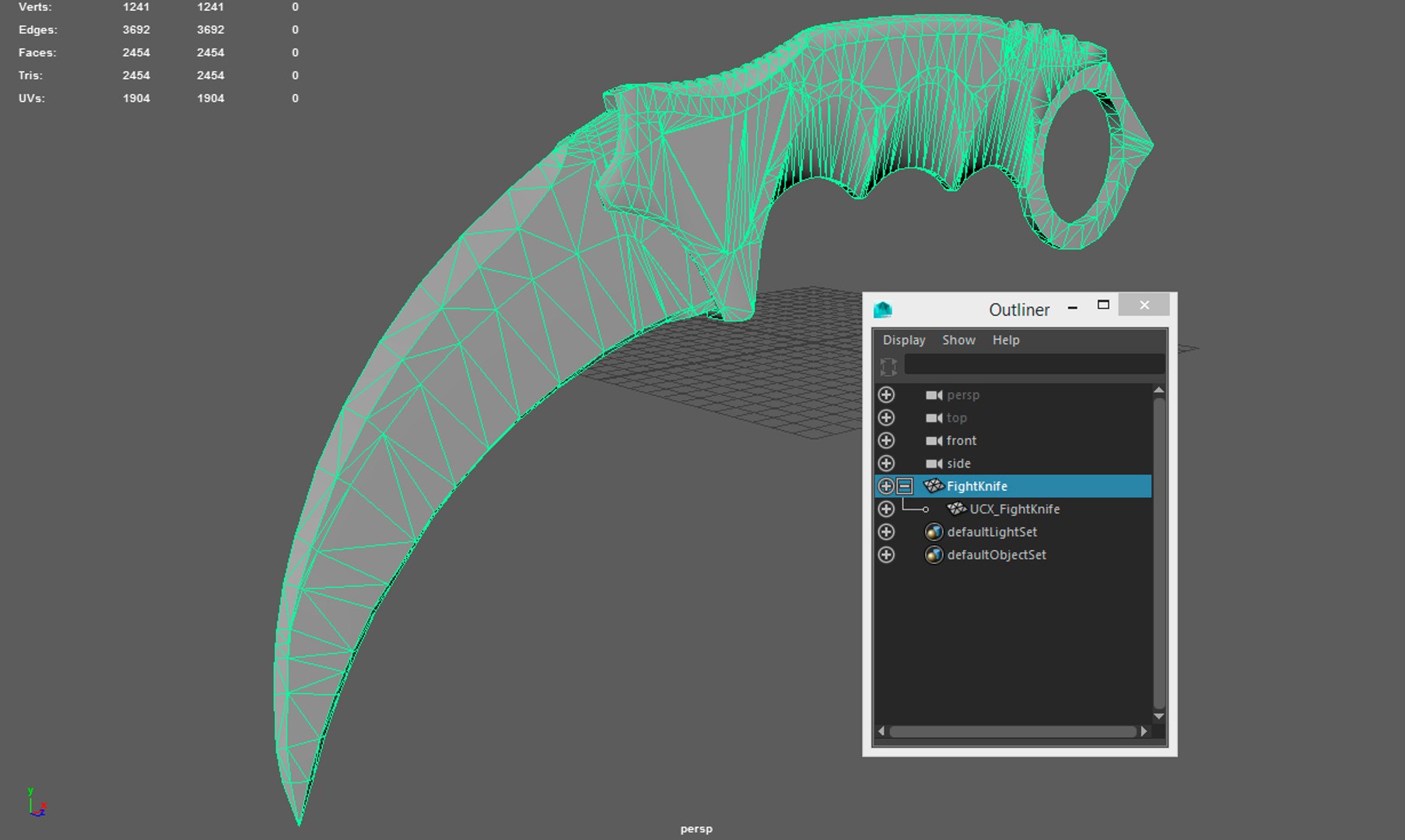3D Gameobject Cs Knife Karambit - TurboSquid 1154669