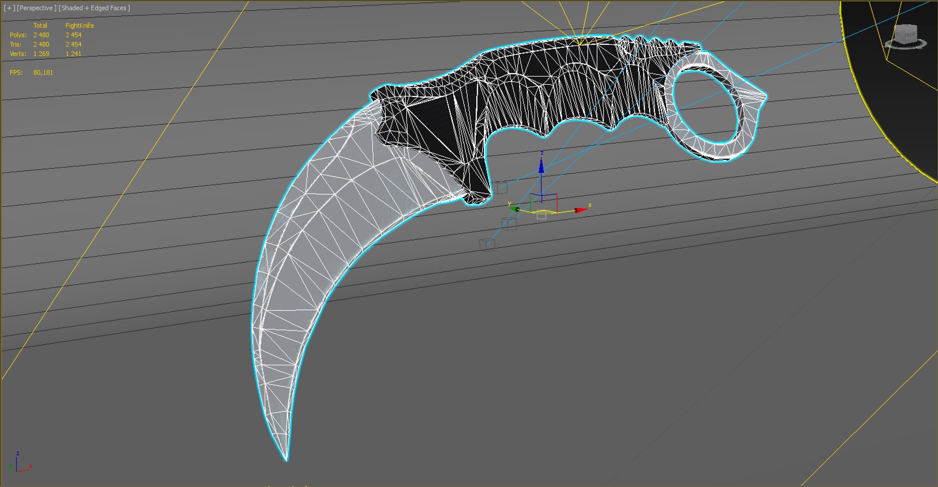 3D Gameobject Cs Knife Karambit - TurboSquid 1154669