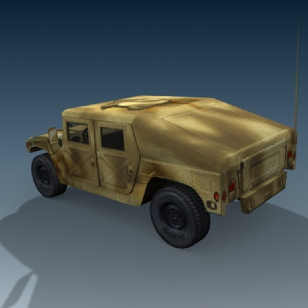 Hummer Jeep Humvee 3d Max
