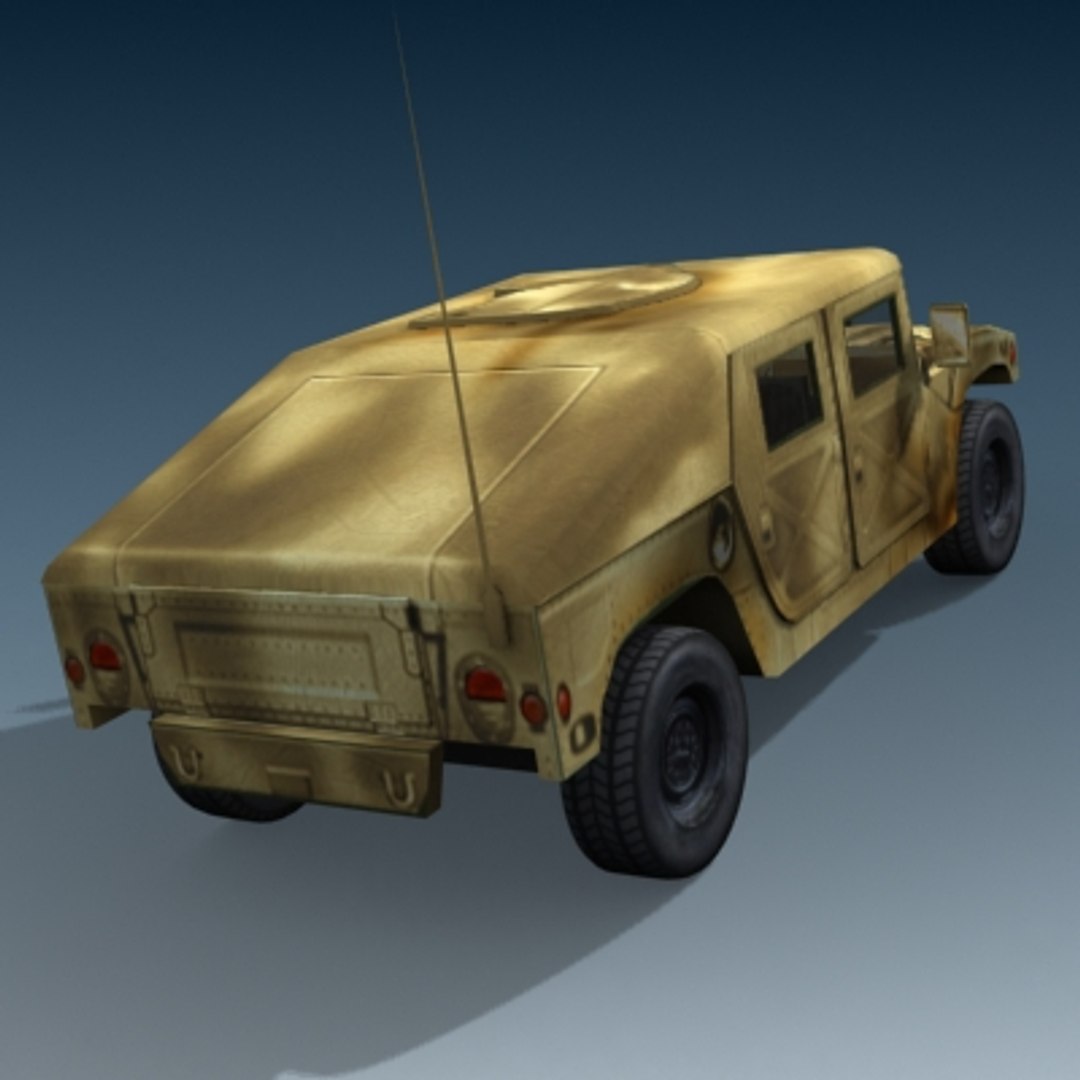 Hummer Jeep Humvee 3d Max