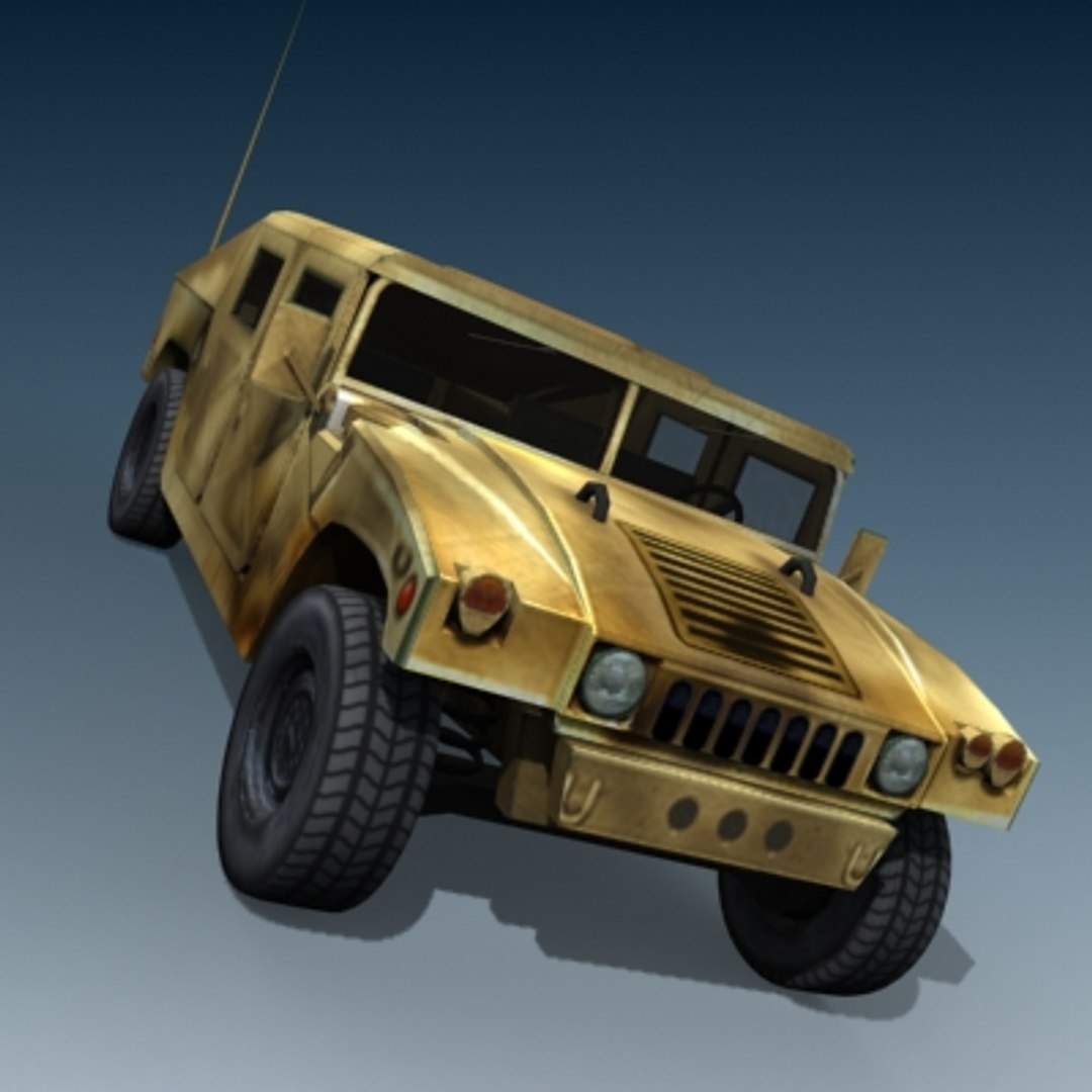 Hummer Jeep Humvee 3d Max