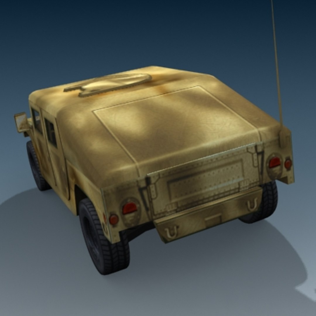 Hummer Jeep Humvee 3d Max