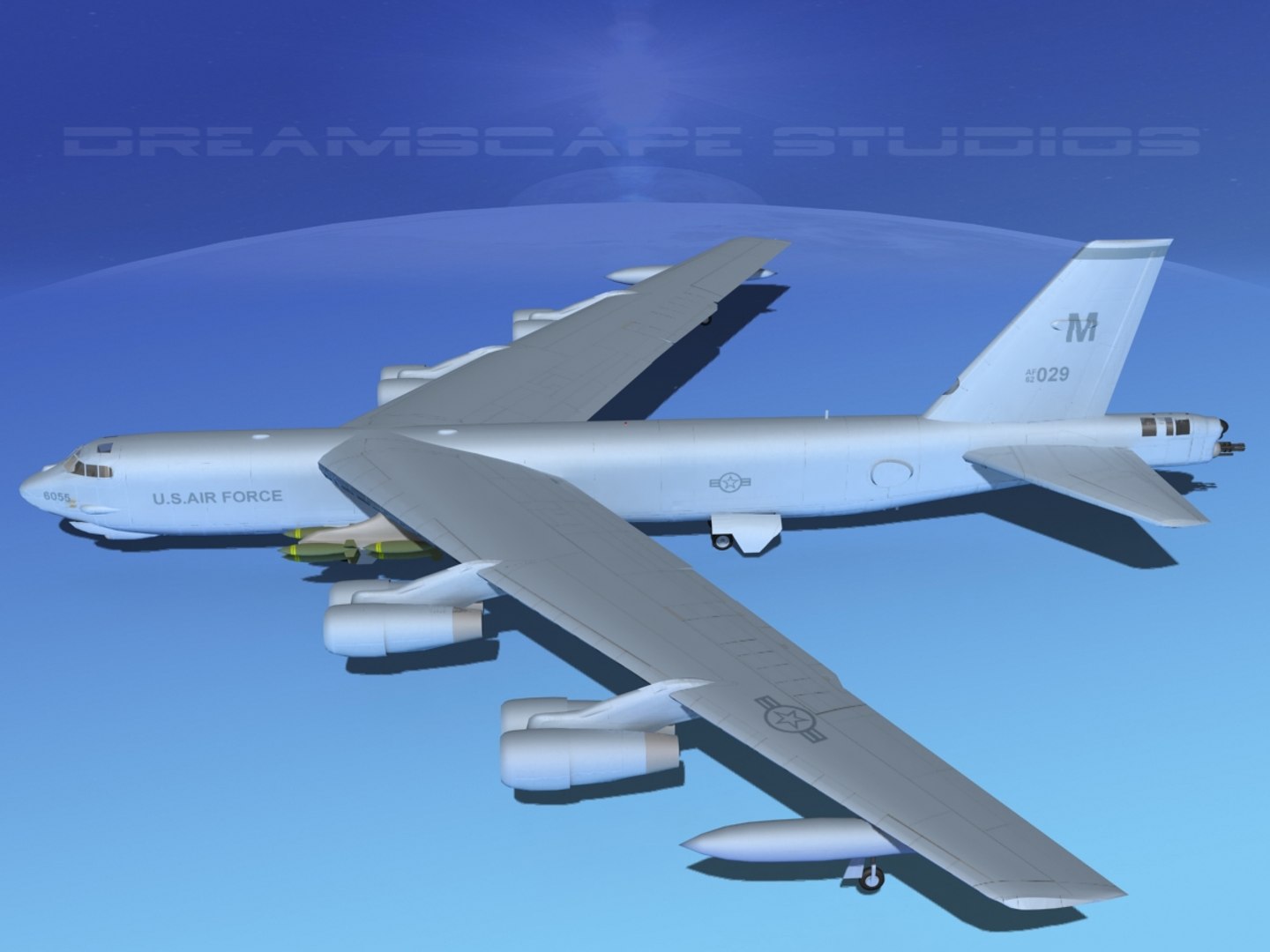 3d Stratofortress Boeing B-52 Bomber