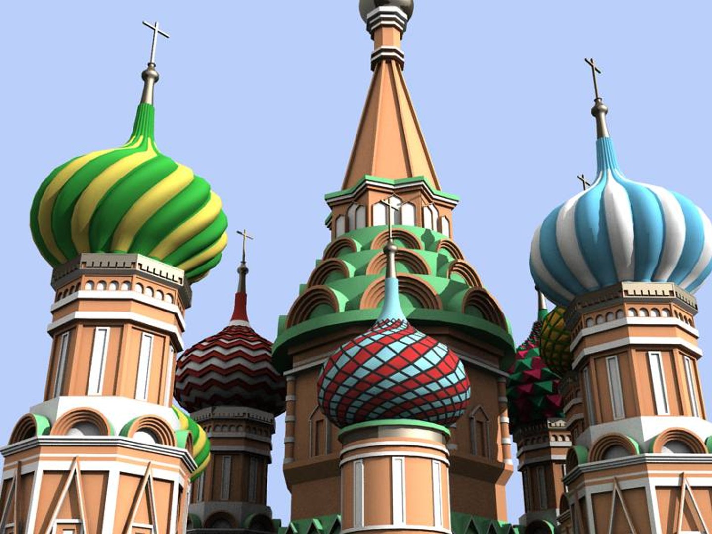 3ds Max Kremlin Famous Structures