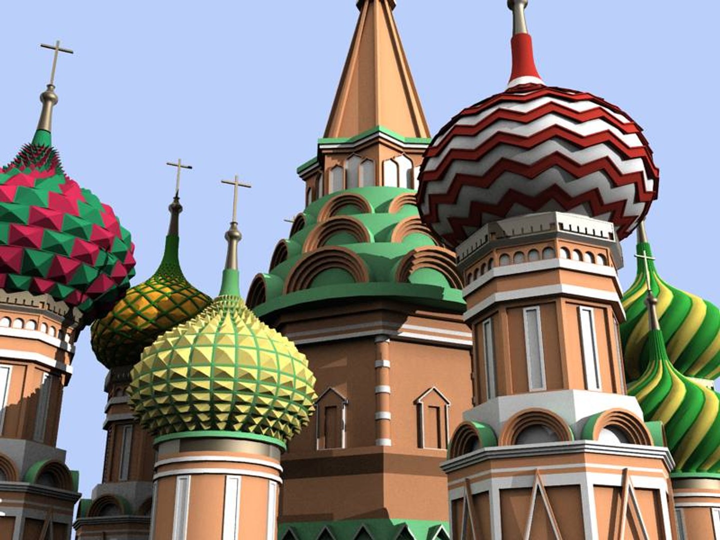 3ds Max Kremlin Famous Structures