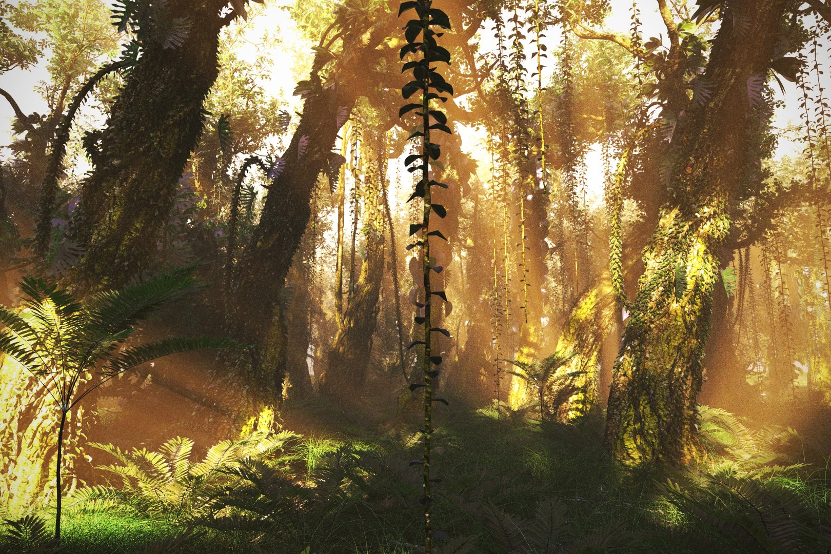 3D Model RainForest Ultra HD - TurboSquid 2350071
