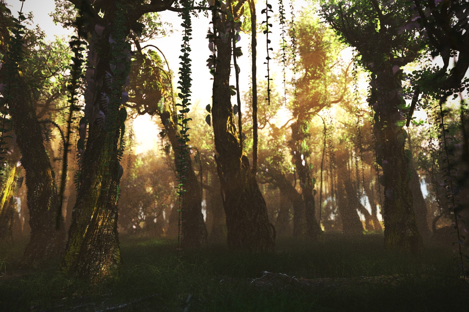 3D Model RainForest Ultra HD - TurboSquid 2350071