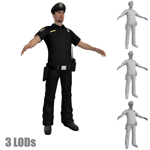 Police Officer 3D Models for Download | TurboSquid