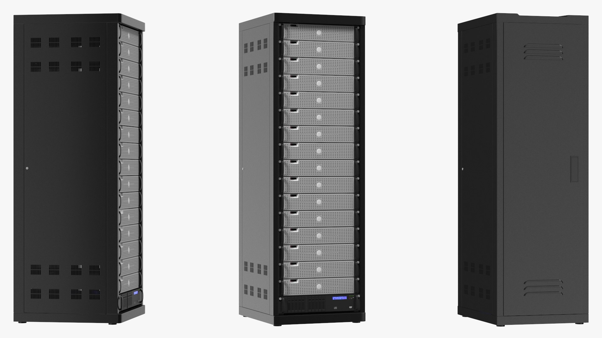 Dell PowerEdge Server Rack 3D - TurboSquid 2262274