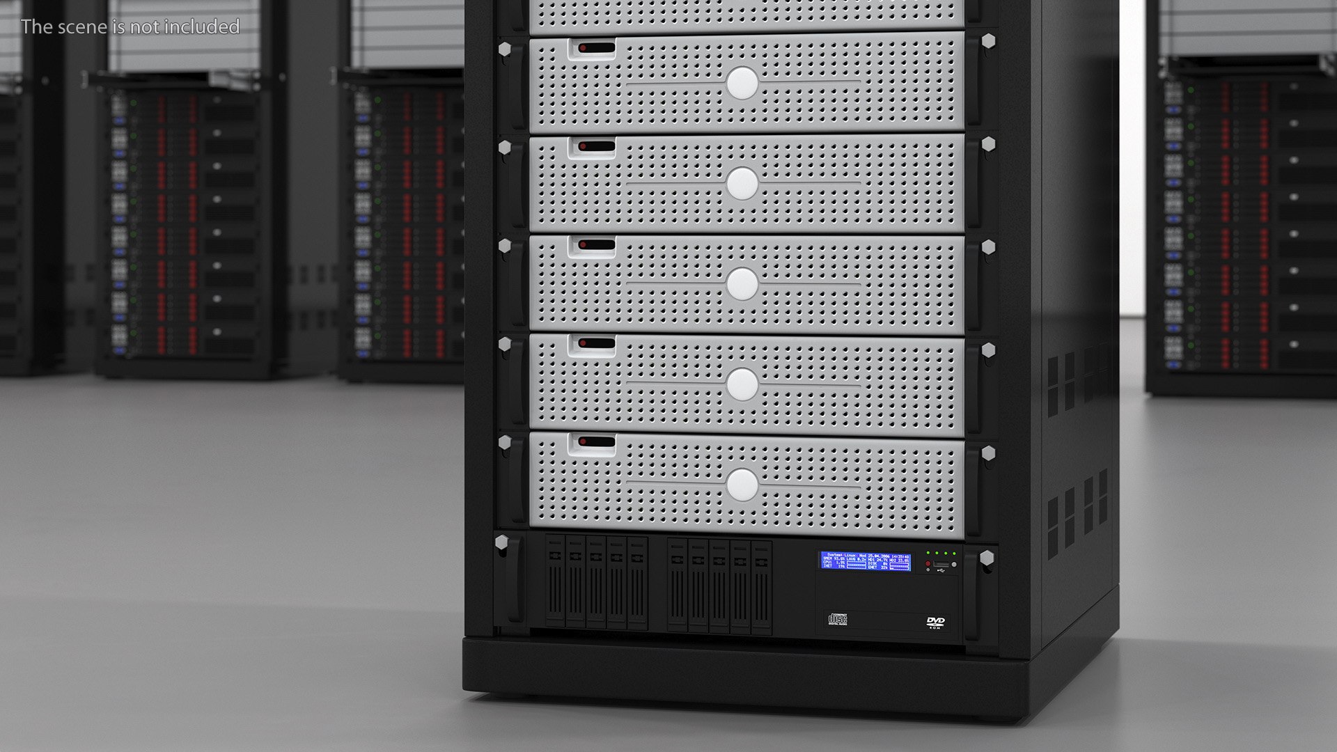 Dell PowerEdge Server Rack 3D - TurboSquid 2262274