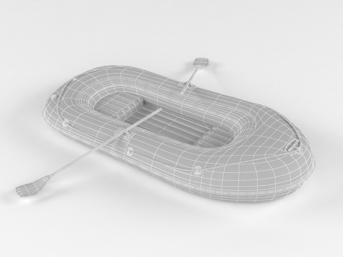 3D model inflatable fishing boat - TurboSquid 1383275