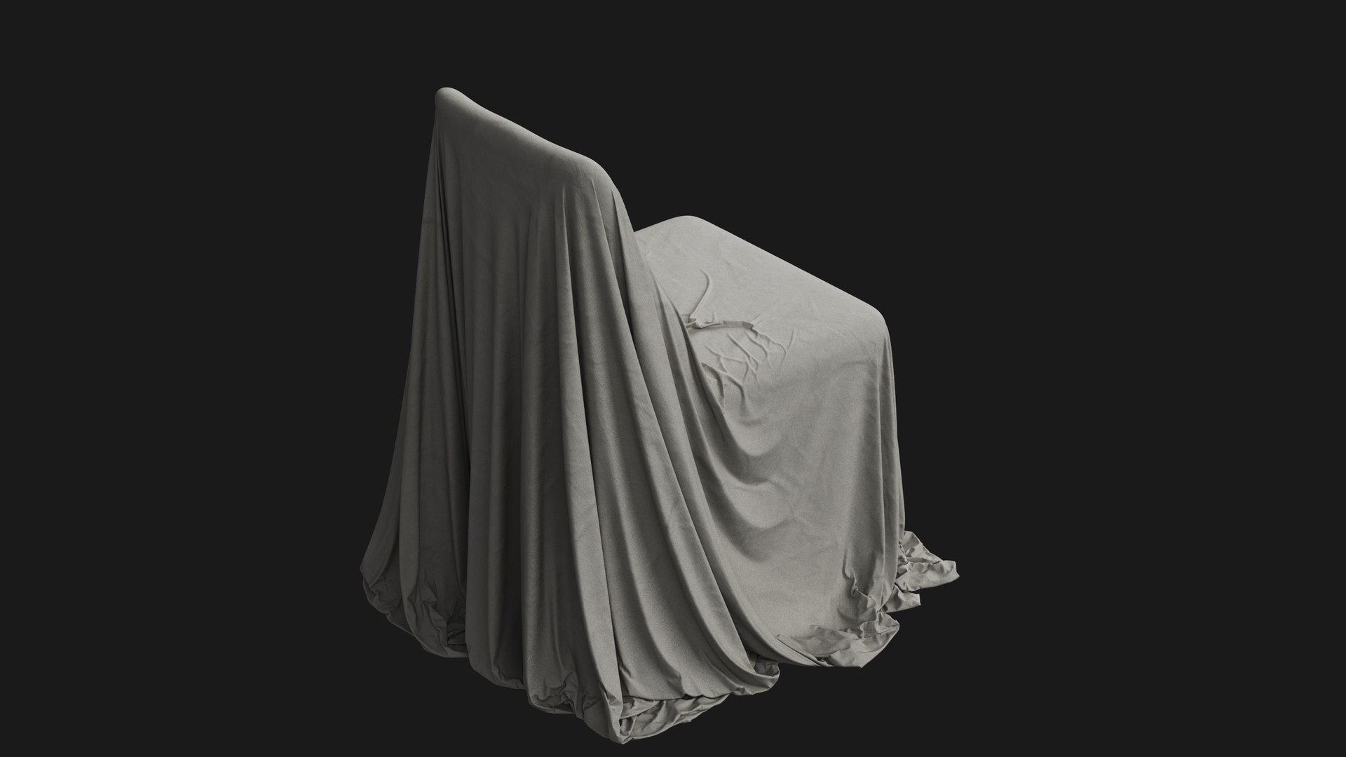 3D Covered Modern Chair 04 Model - TurboSquid 2414227