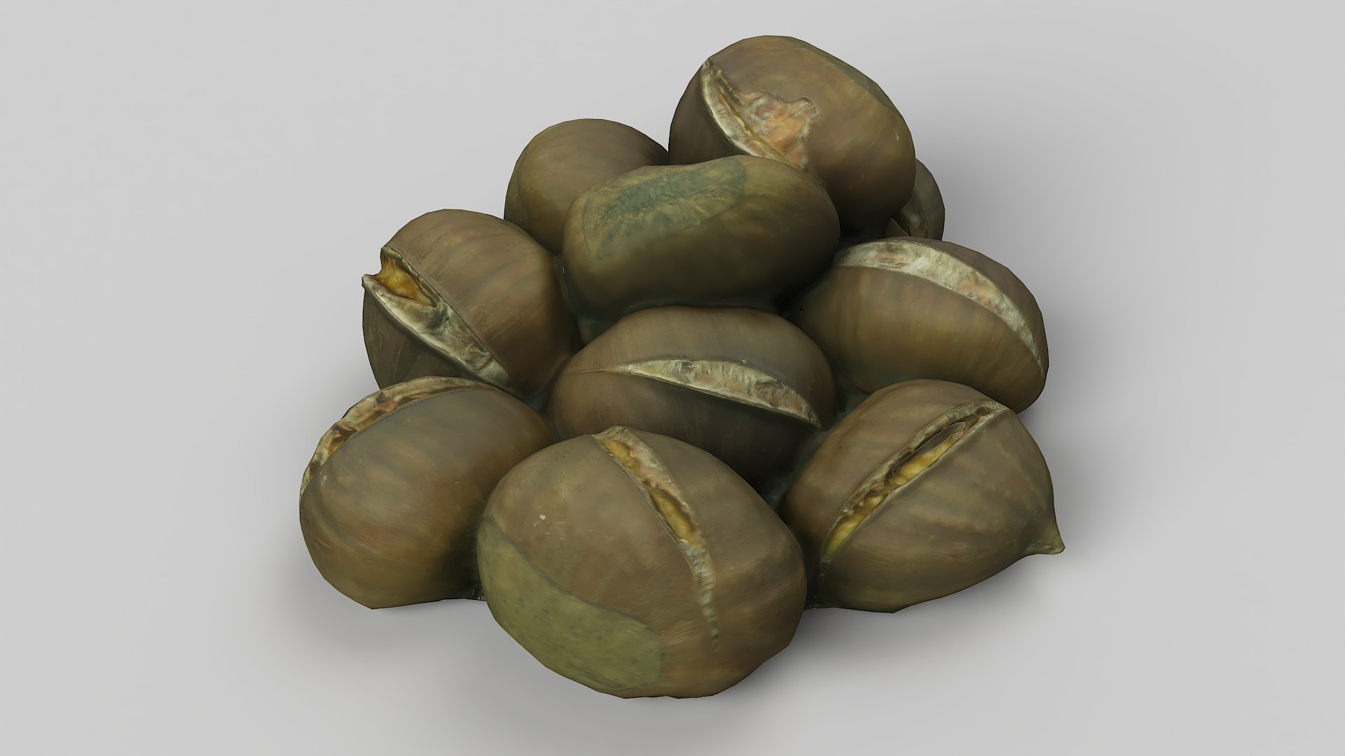 Chestnuts 01 3D model - TurboSquid 2132411
