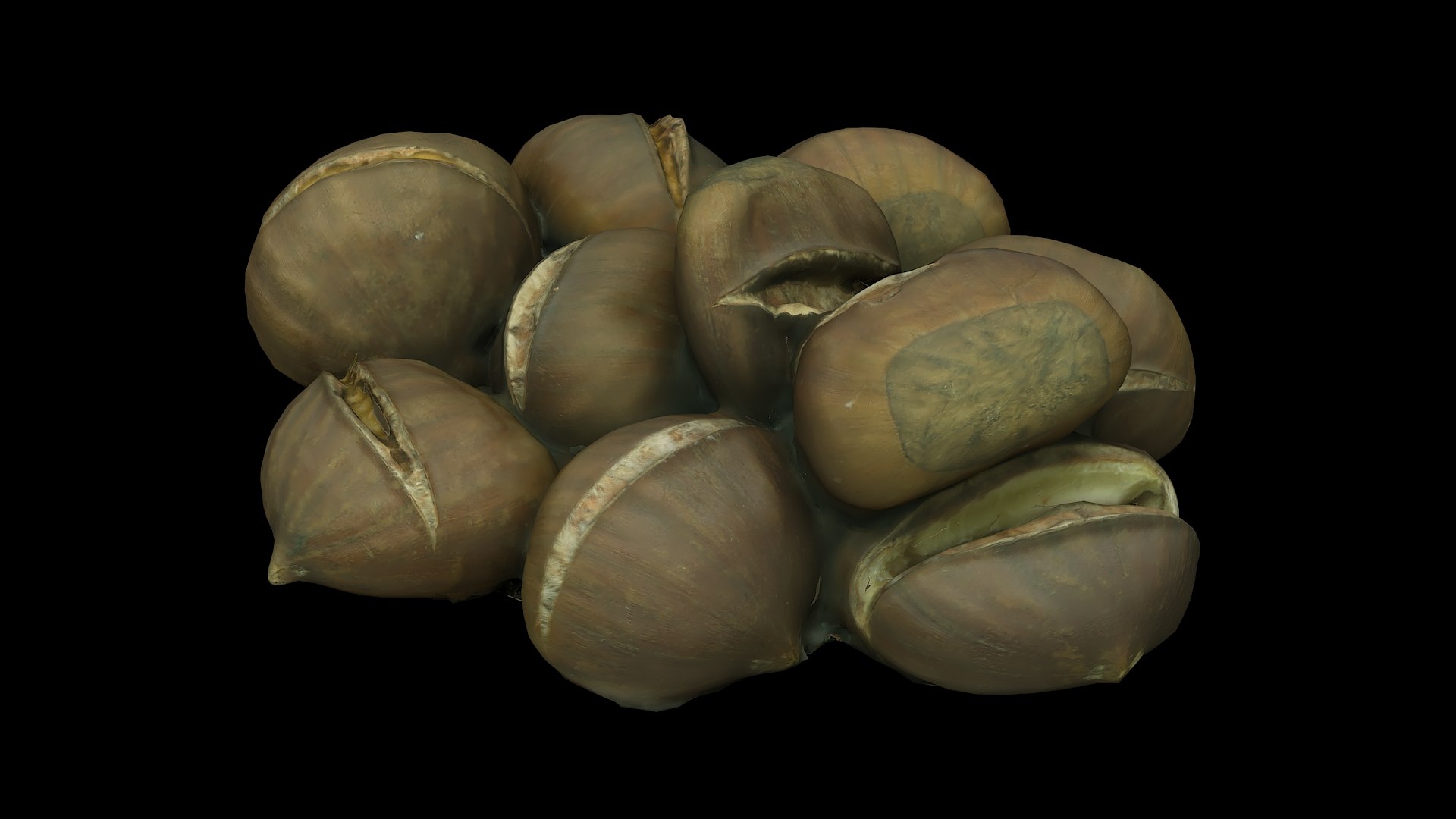 Chestnuts 01 3D model - TurboSquid 2132411