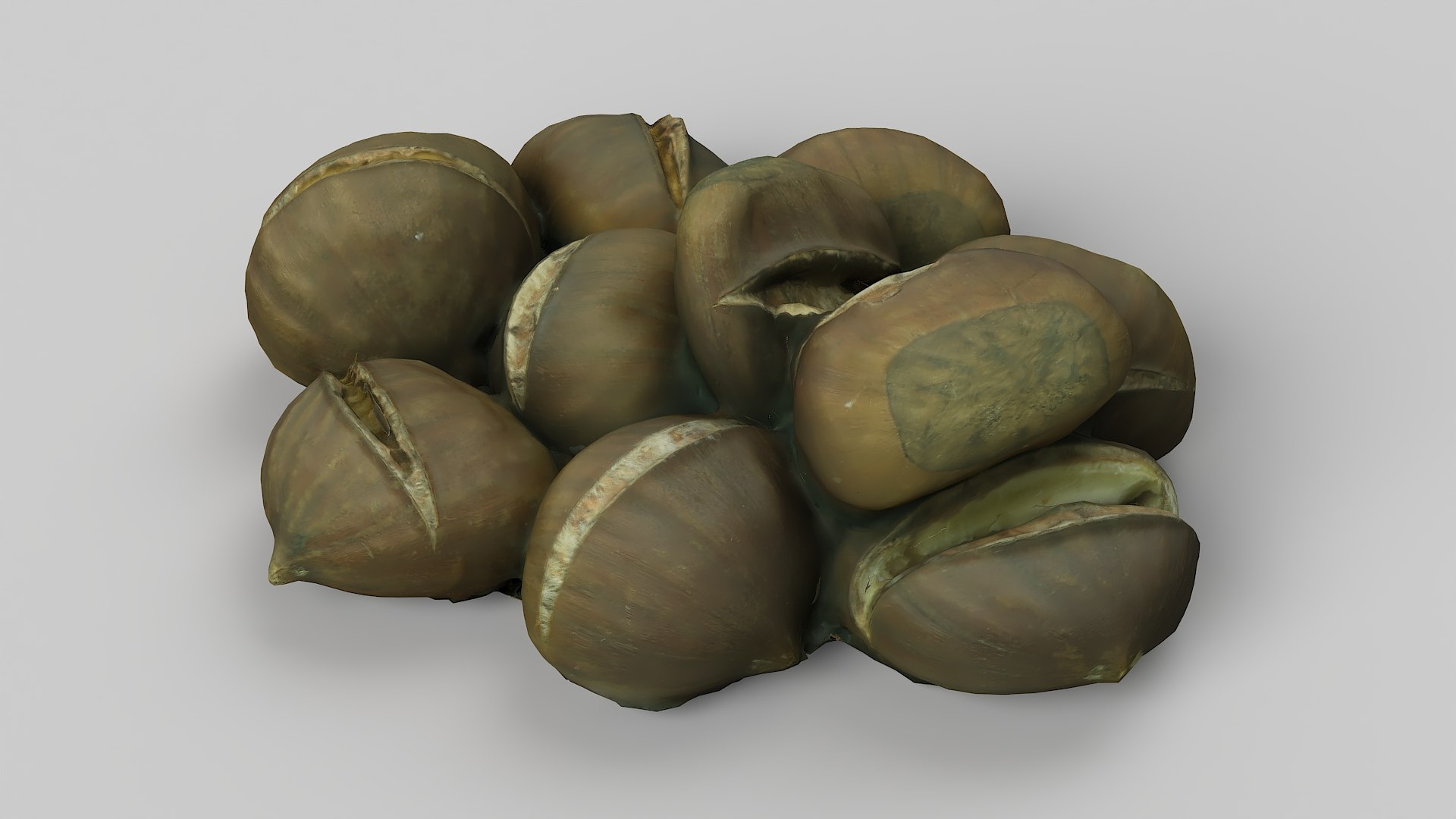 Chestnuts 01 3D model - TurboSquid 2132411
