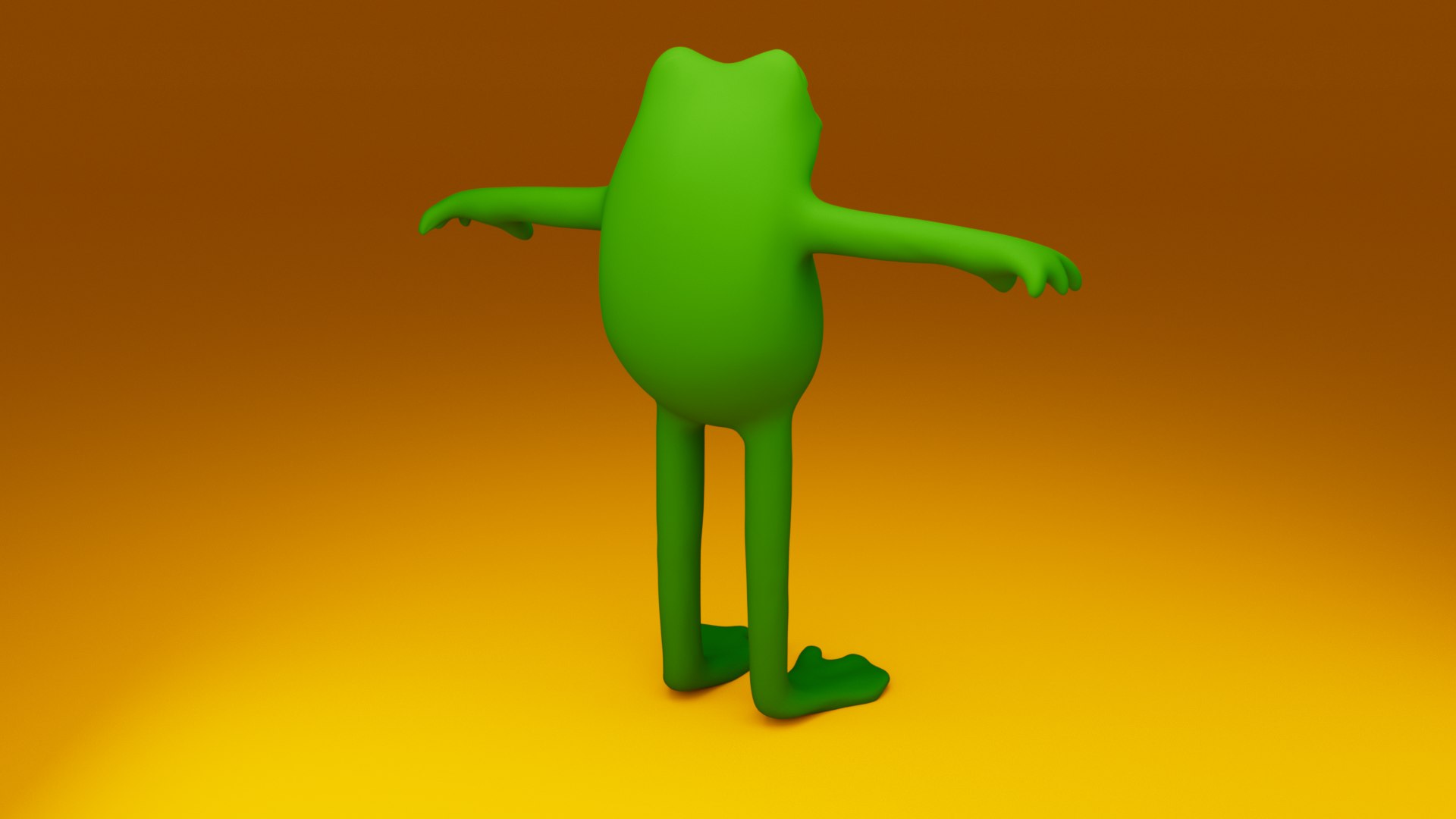 3D Hoppy Stylized Cartoon Frog Ribbit Your Way To Creative Fun Model ...