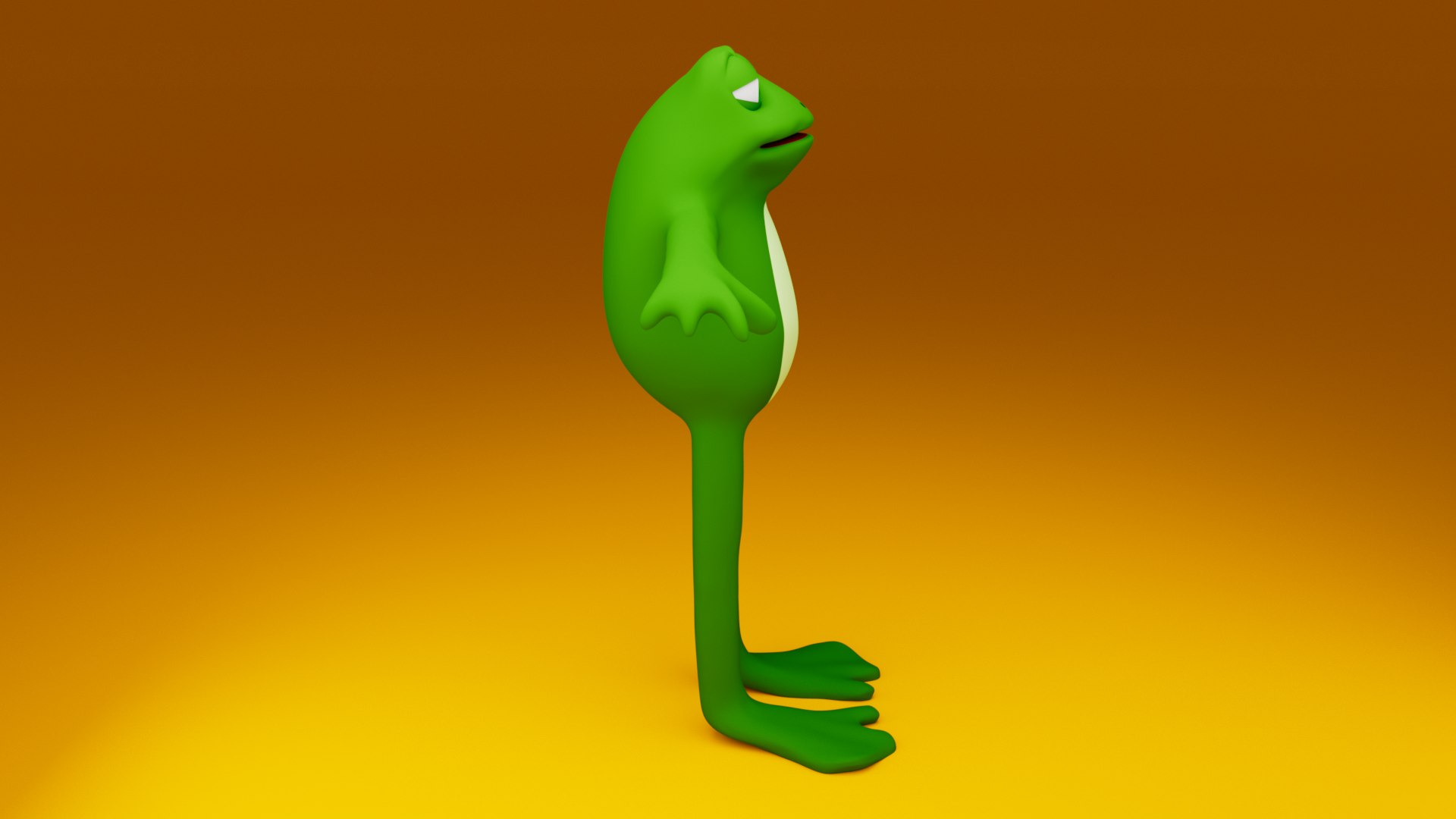 3D Hoppy Stylized Cartoon Frog Ribbit Your Way To Creative Fun Model ...