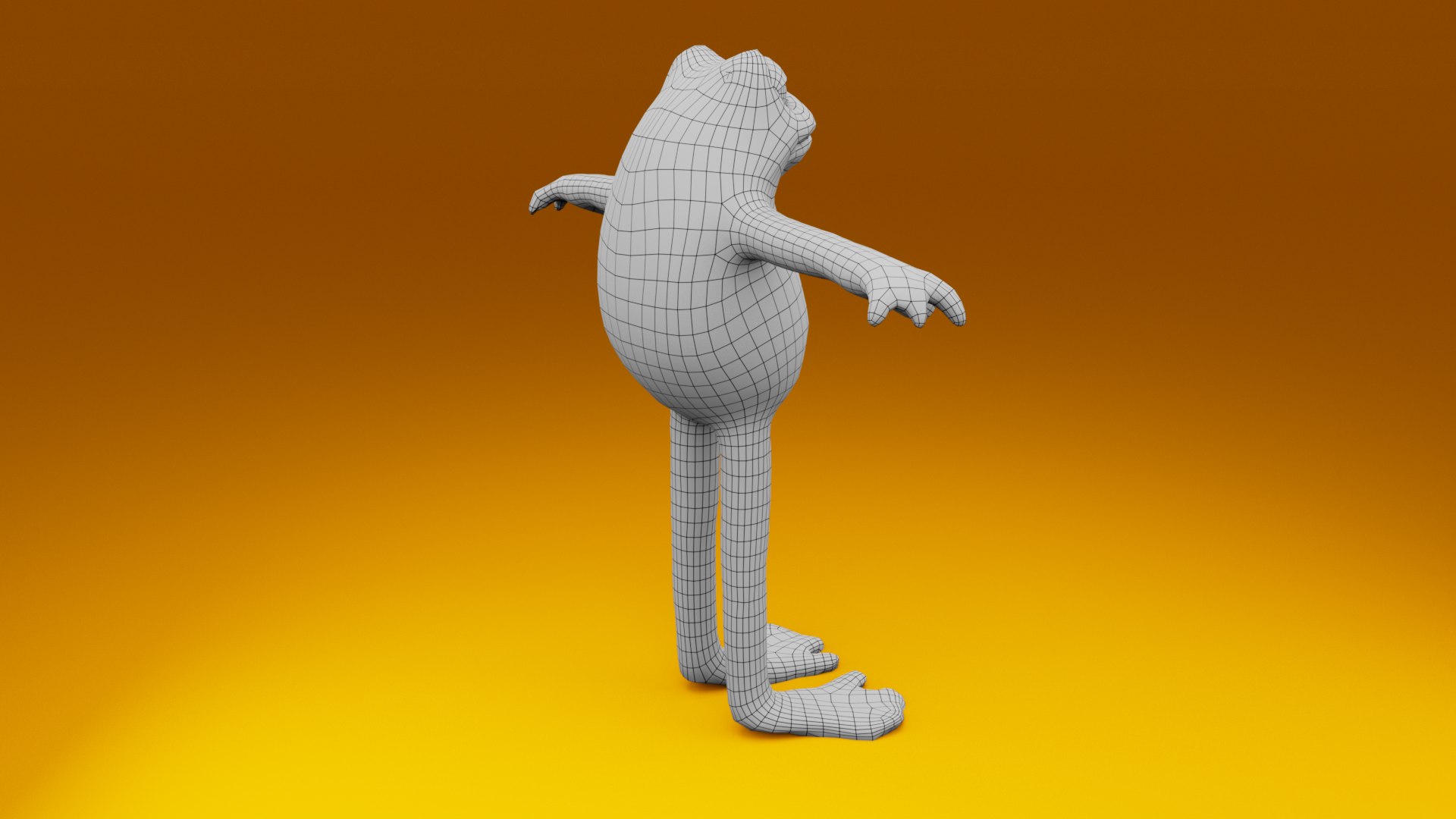 3D Hoppy Stylized Cartoon Frog Ribbit Your Way To Creative Fun Model ...