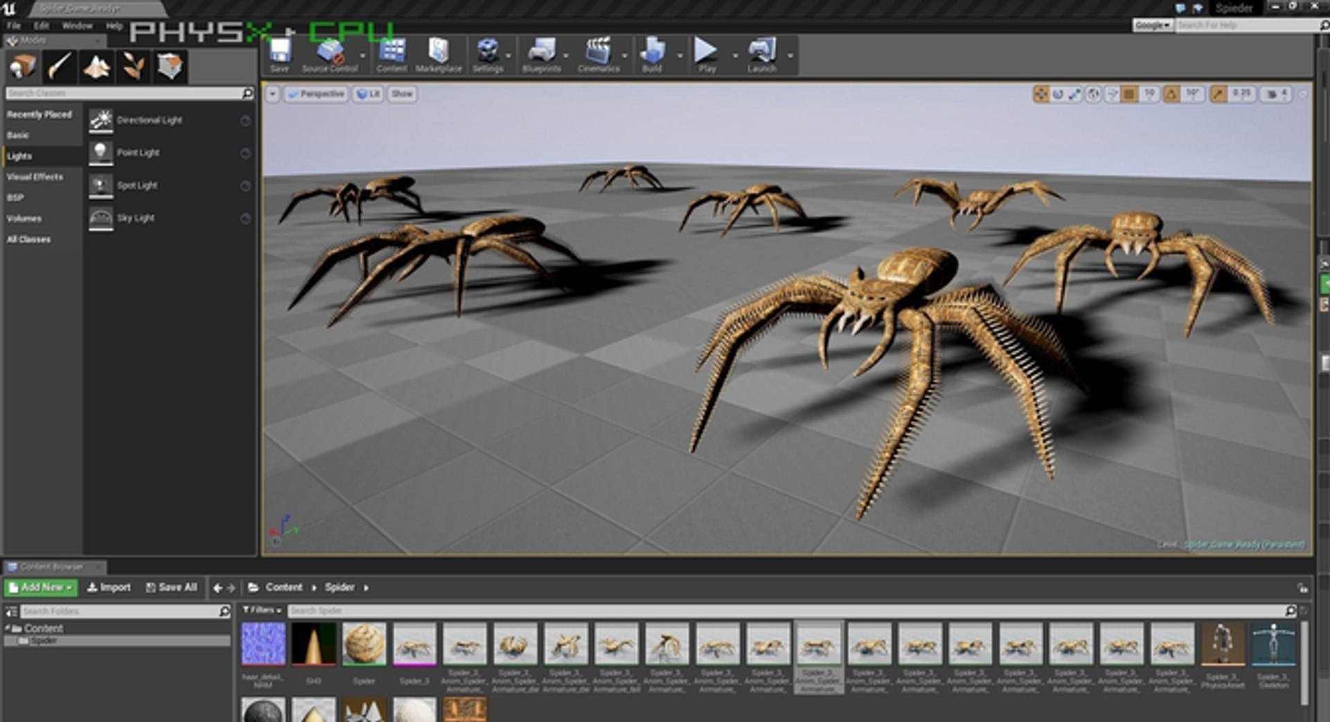 Ready Rigged Spider Blend