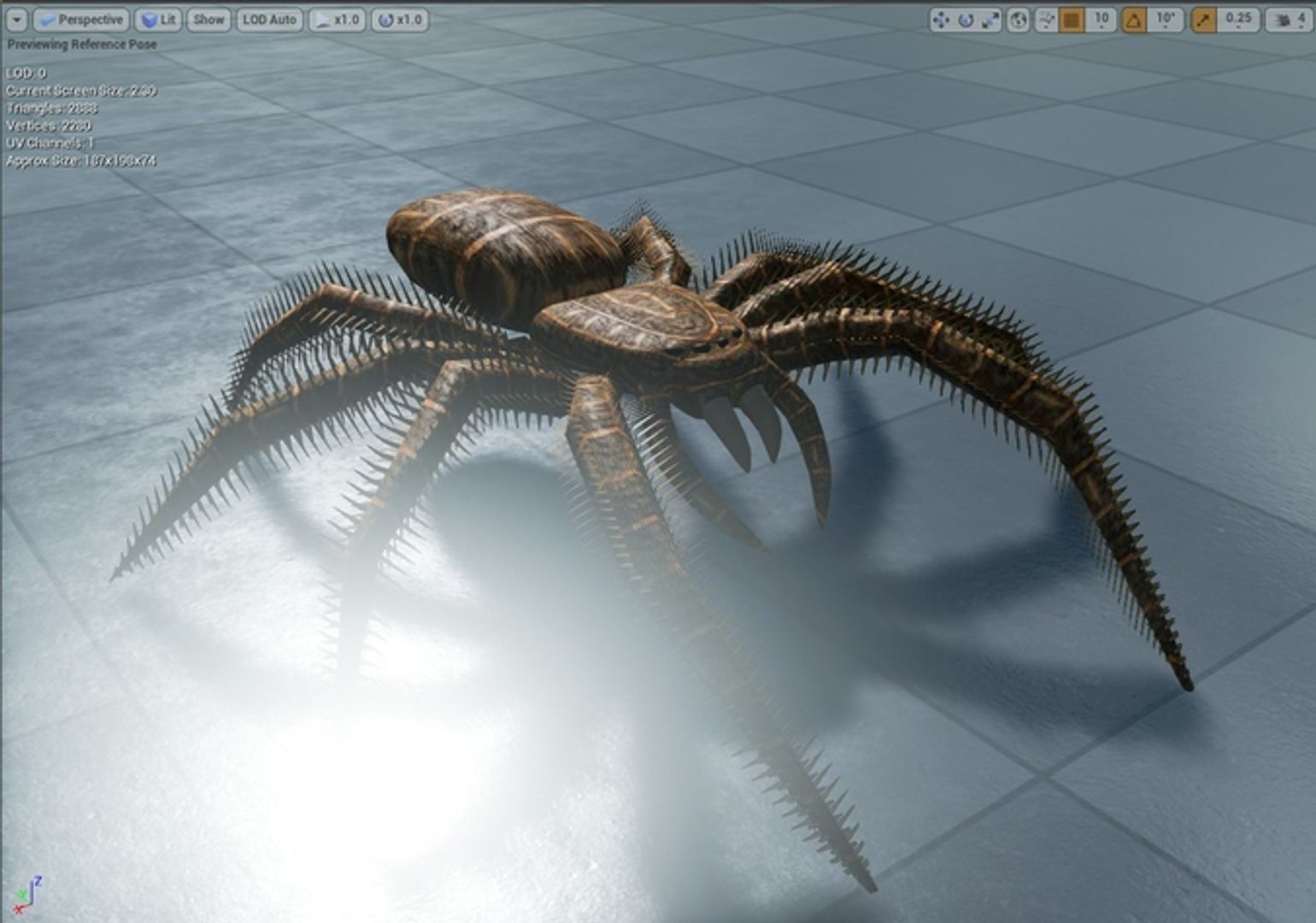 Ready Rigged Spider Blend