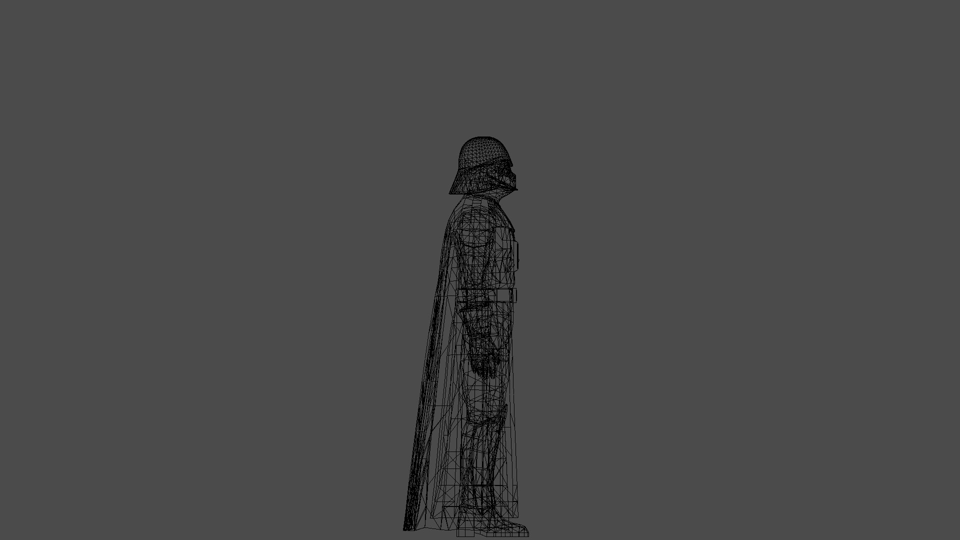 3D Model Darth Vader Armored Villain 3D Model Rigged Game-Ready ...