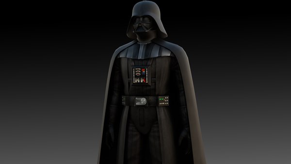 modelo 3d Modelo 3D del villano blindado de Darth Vader listo para ...