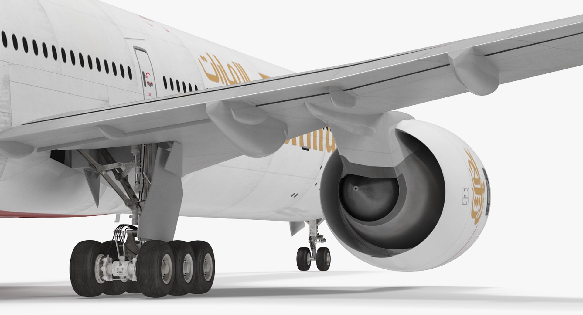 3d model boeing 777-9x emirates airlines