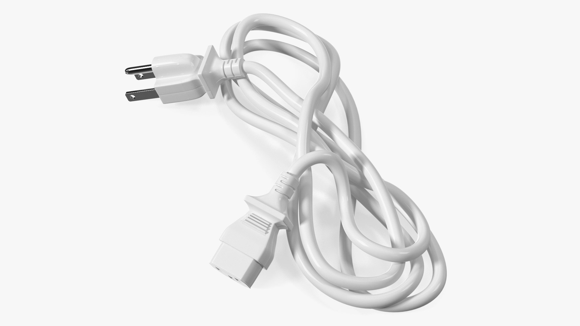 3D Power Cable With Plugs - TurboSquid 2261118