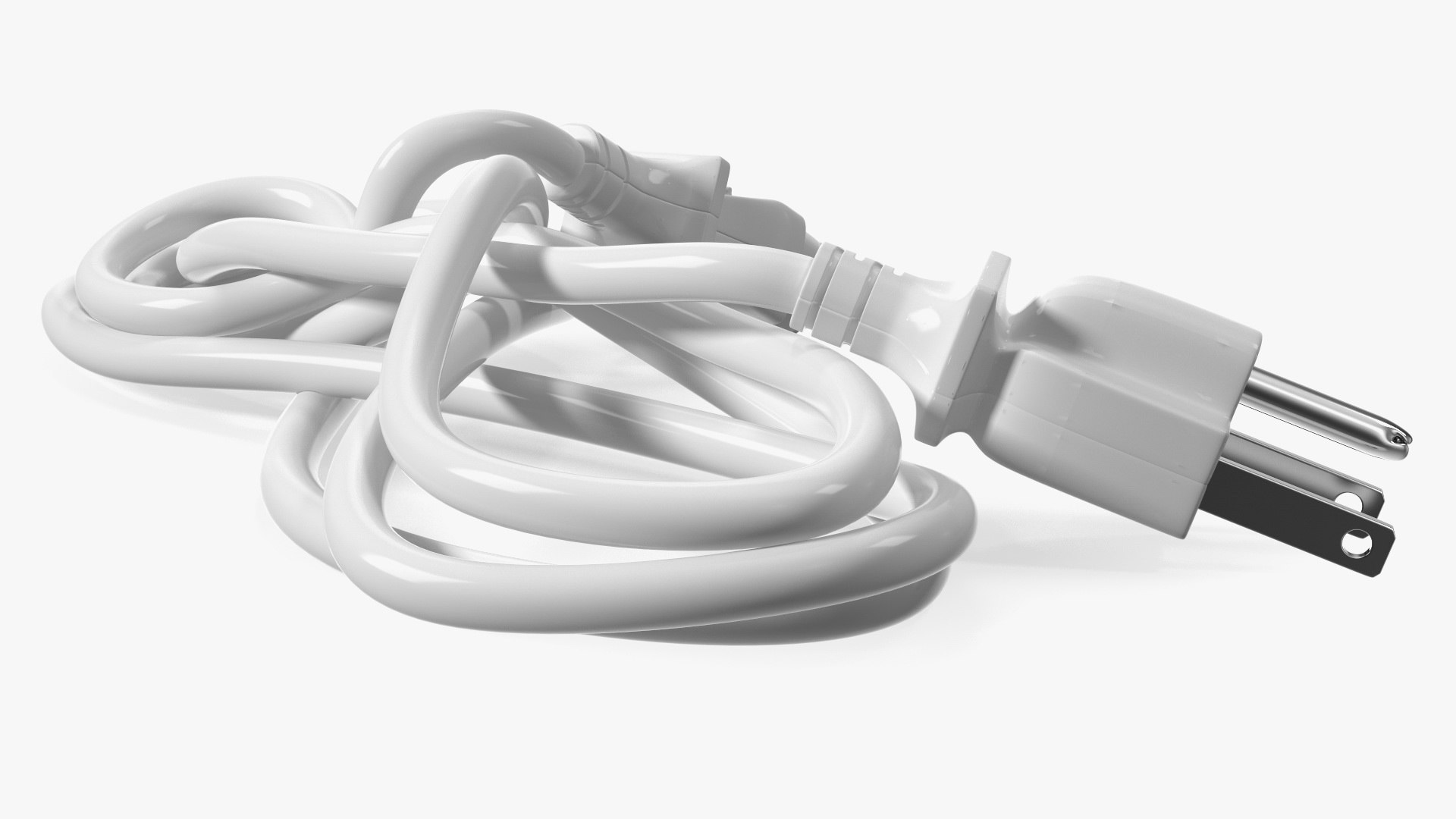 3D Power Cable With Plugs - TurboSquid 2261118