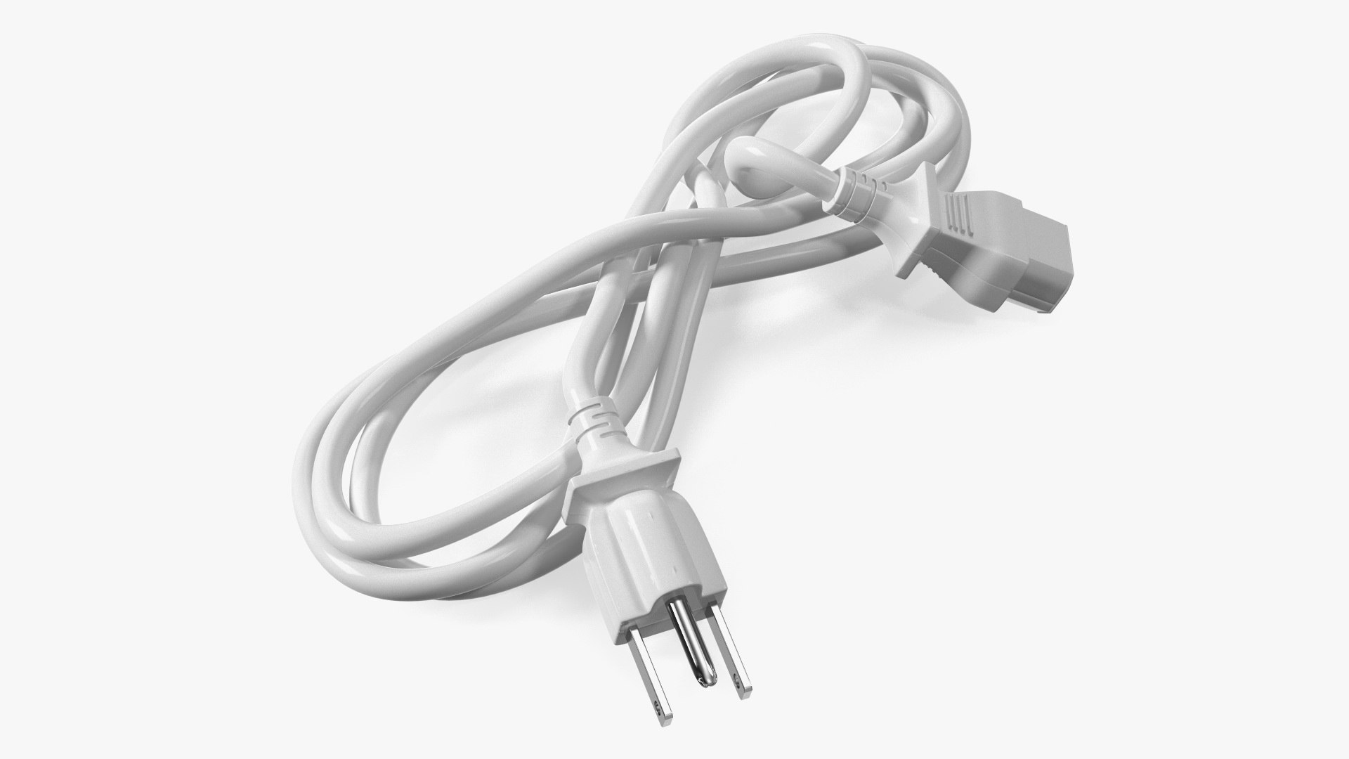 3D Power Cable With Plugs - TurboSquid 2261118