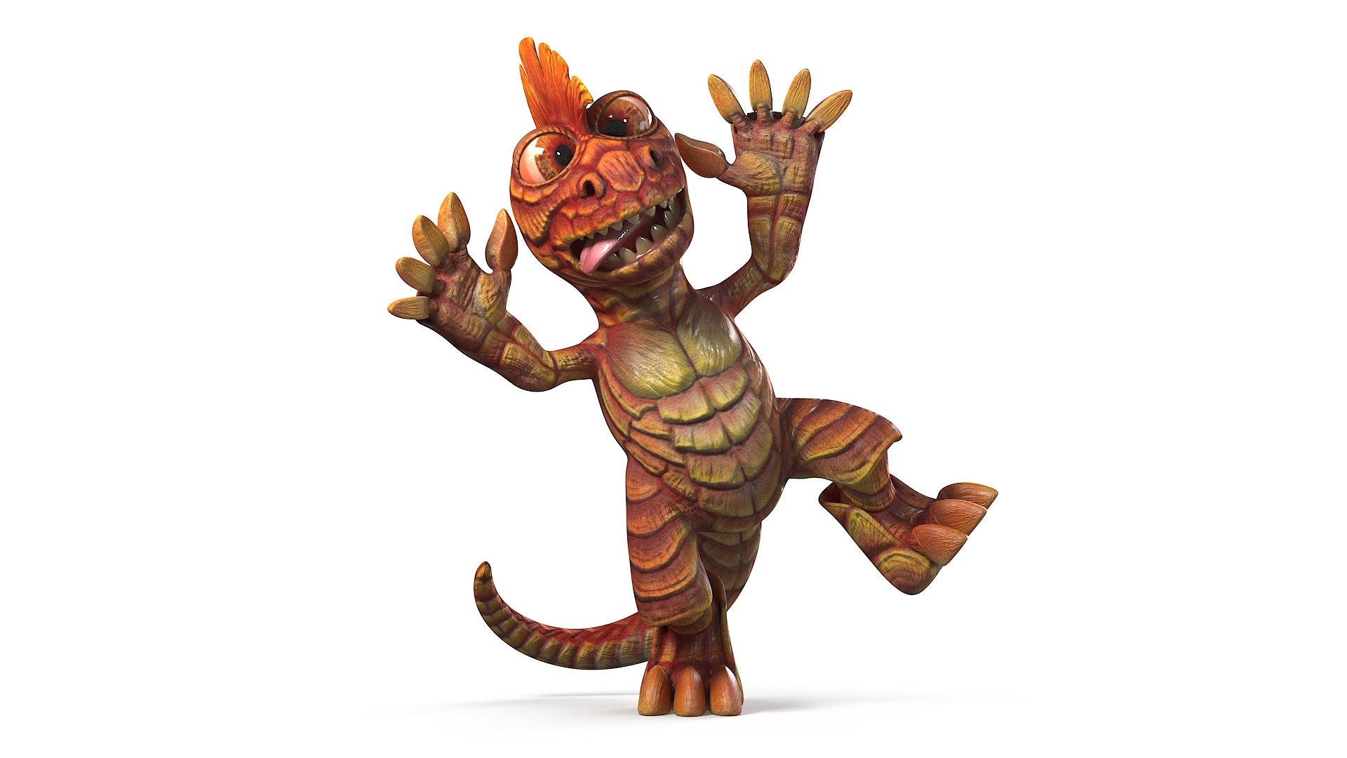 3D Little Dragon - TurboSquid 1728204