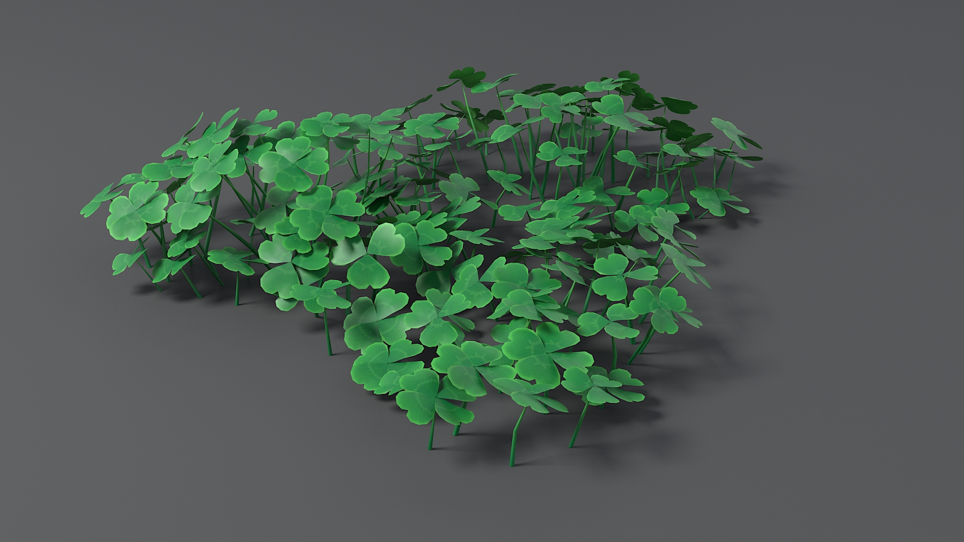 3D Cartoon Clover 11 Model - TurboSquid 2043184