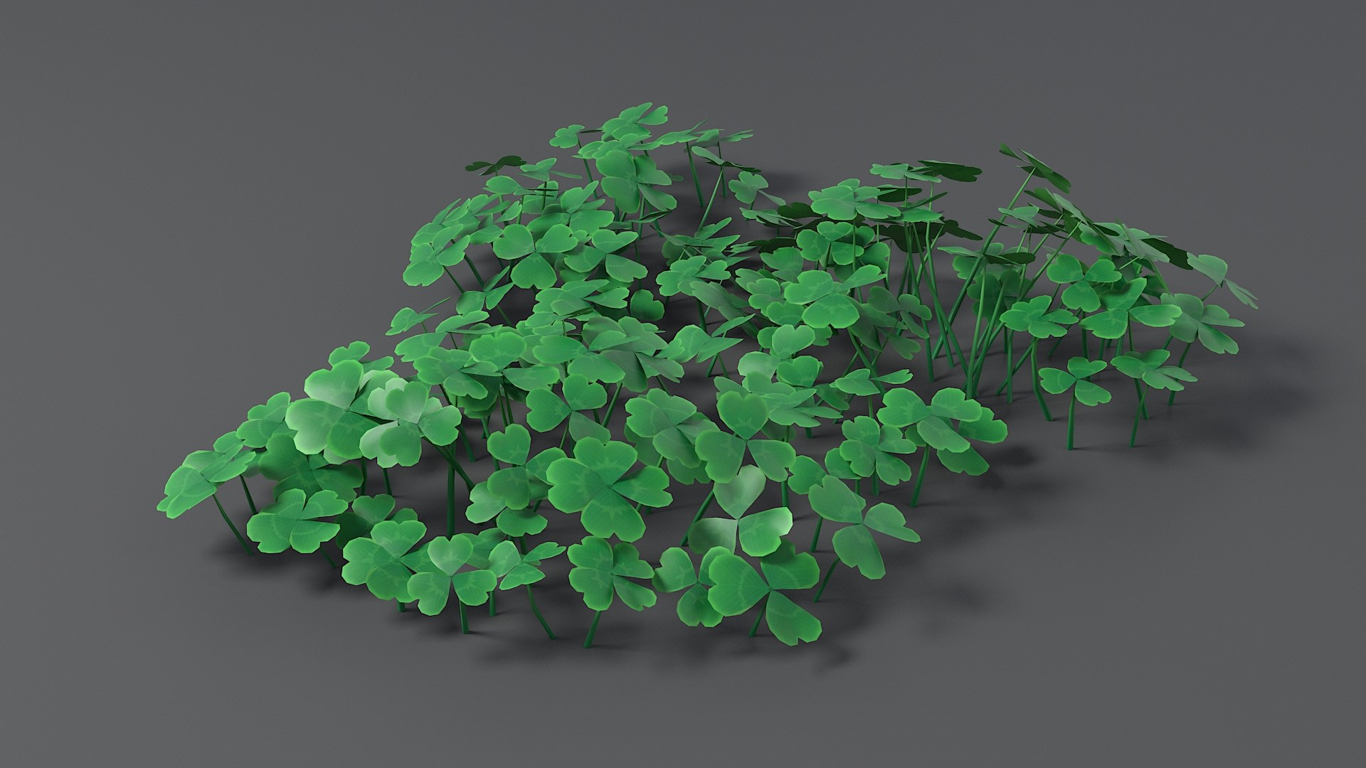 3D Cartoon Clover 11 Model - TurboSquid 2043184